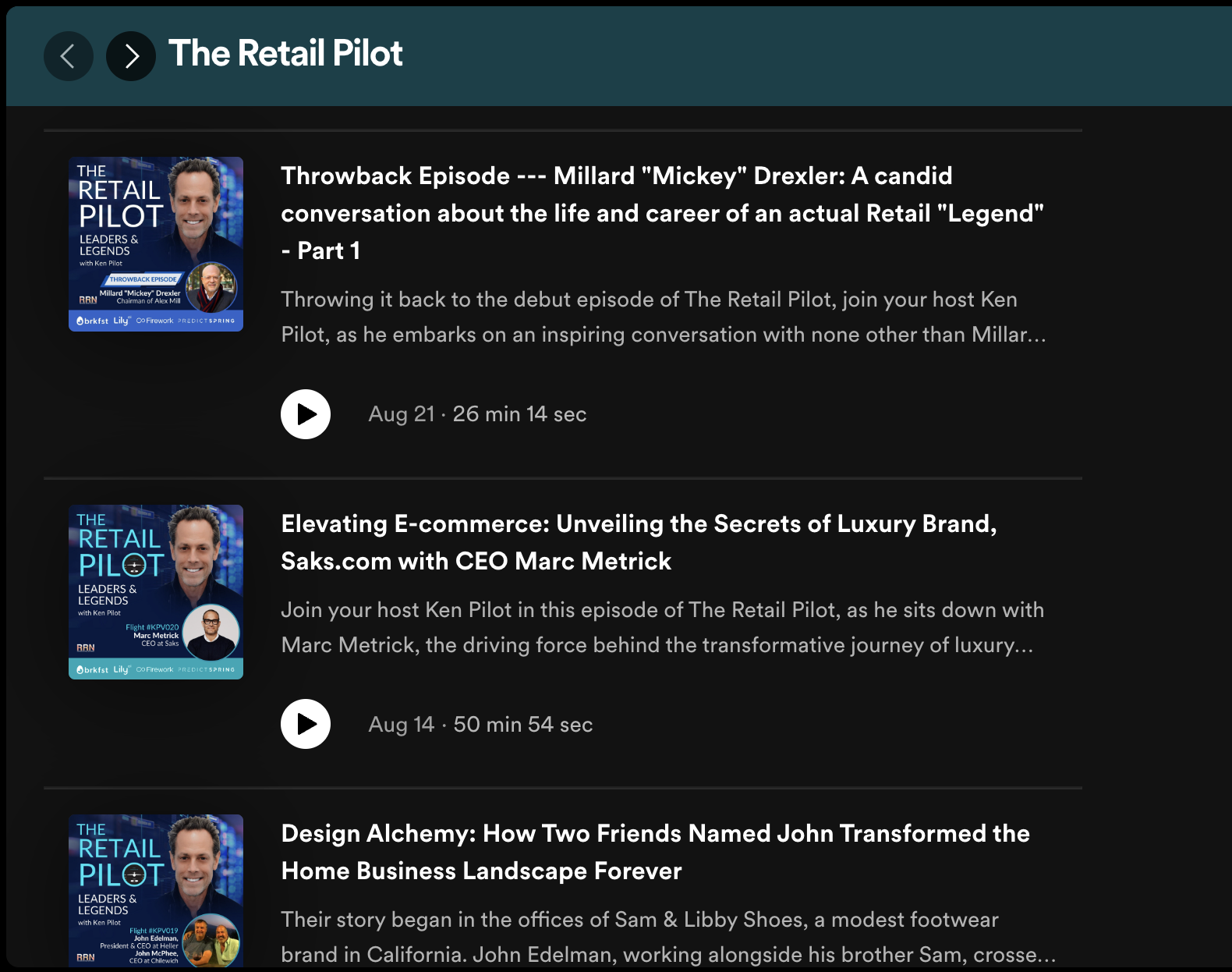 Top 30 Retail Podcasts to Help You Keep Updated and Inspired > Re:Tech